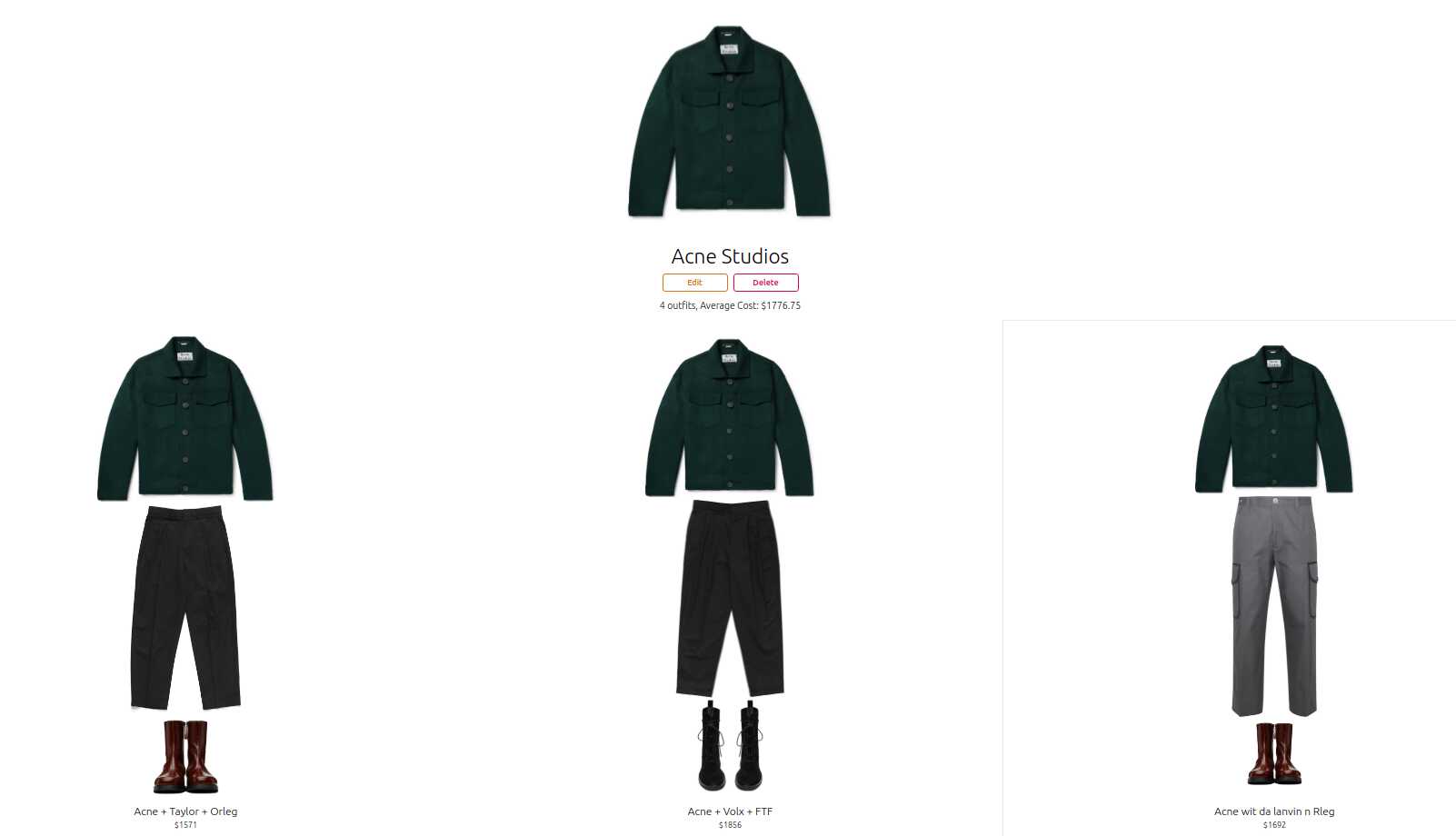 OutfitOrg - Create & Organize Outfits Online.