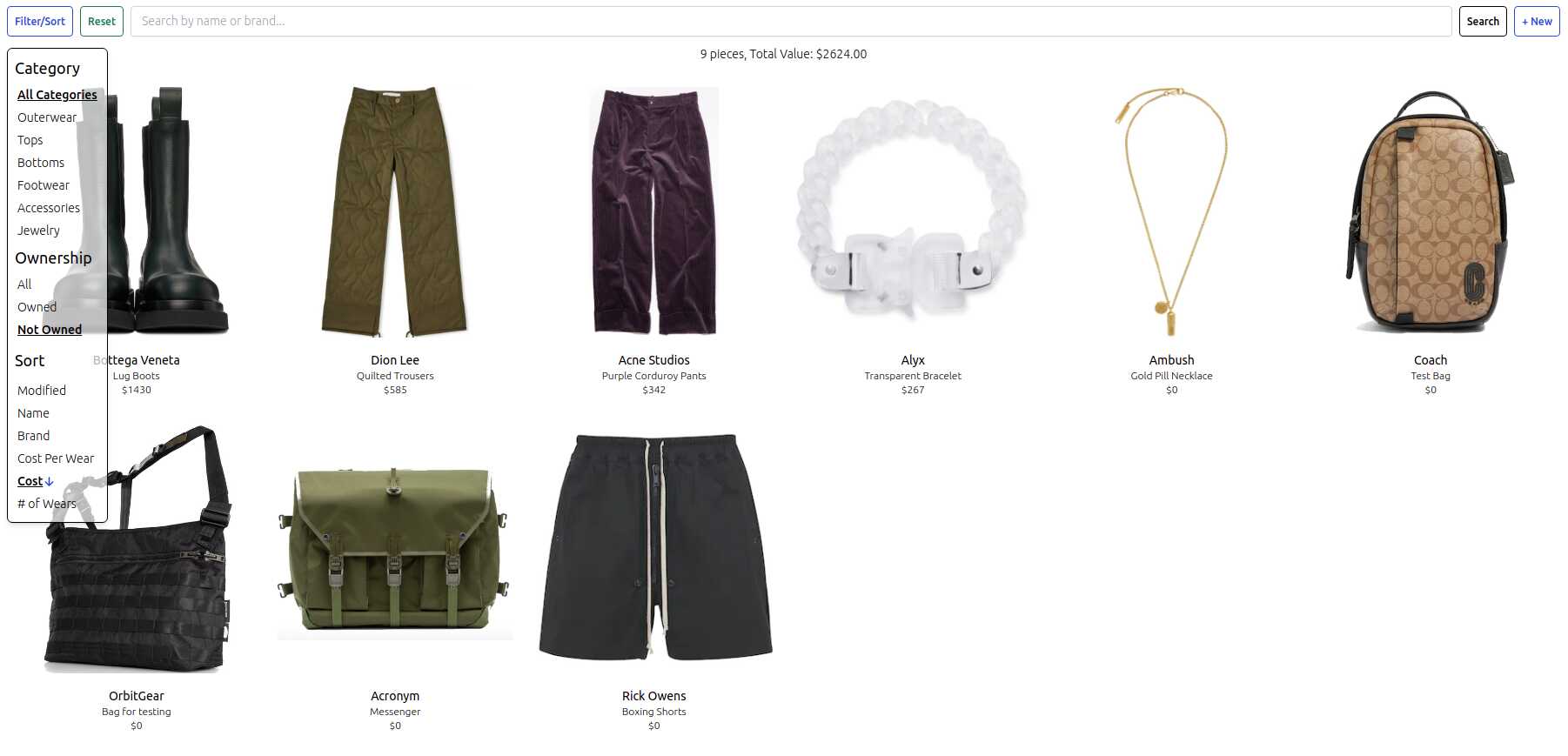 OutfitOrg - Create & Organize Outfits Online.