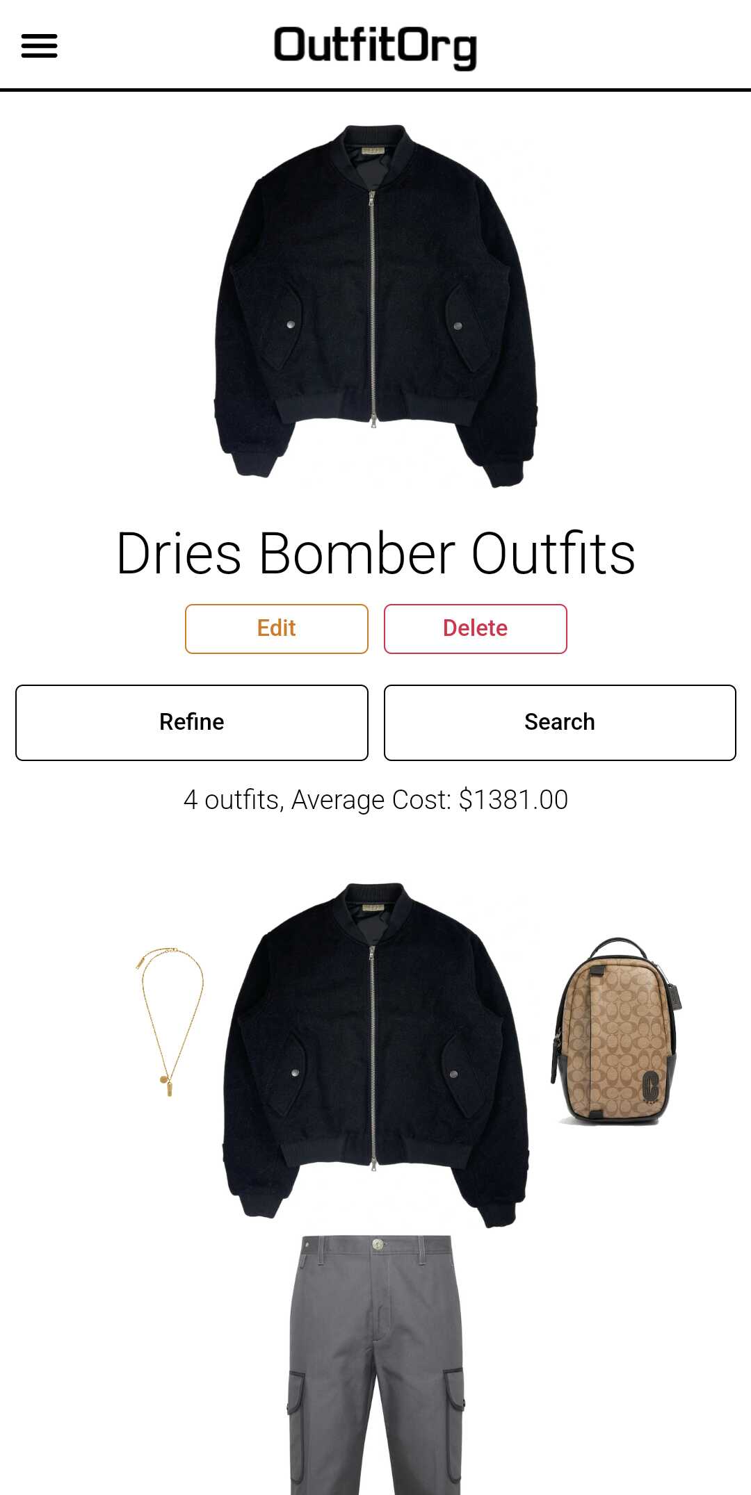 OutfitOrg - Create & Organize Outfits Online.