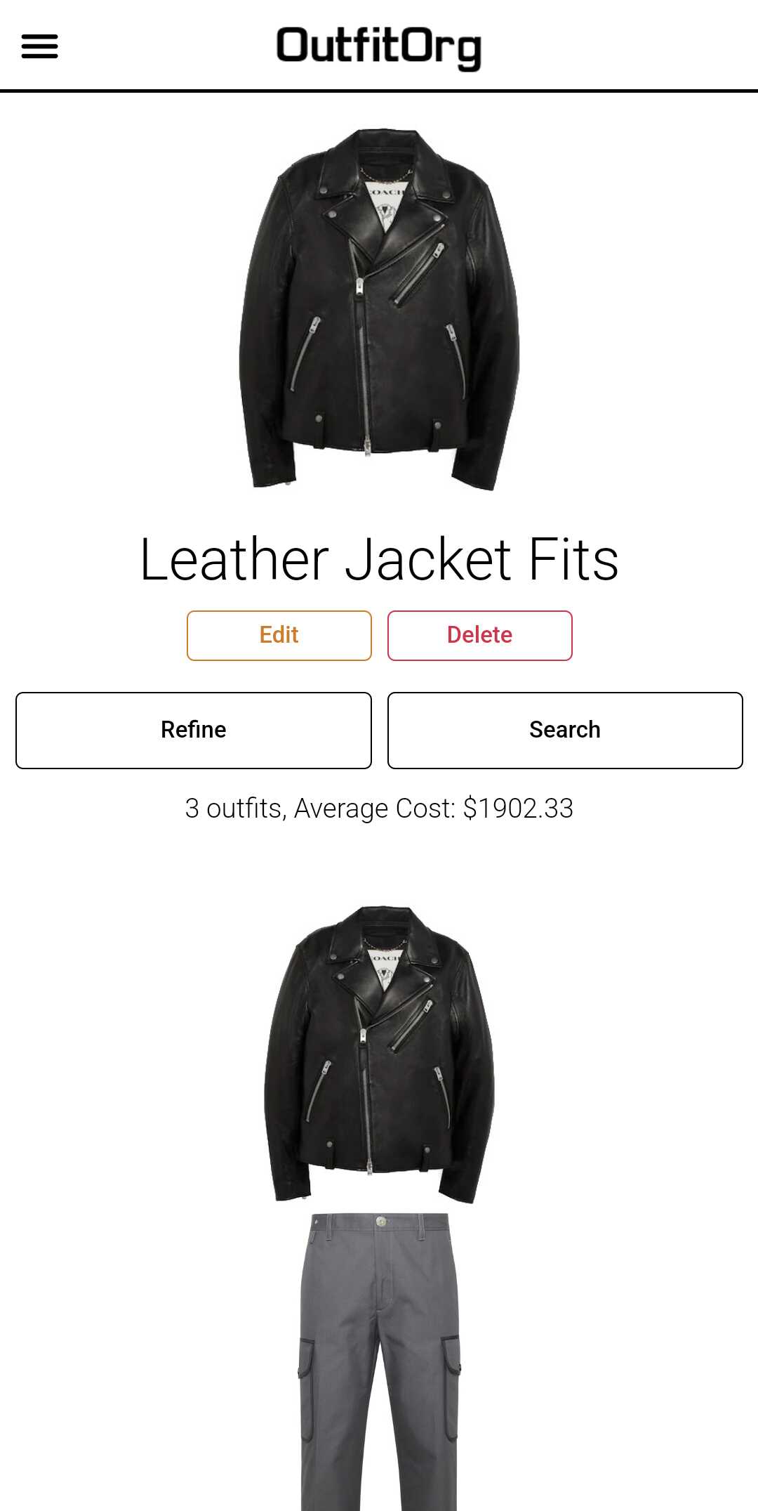 OutfitOrg - Create & Organize Outfits Online.