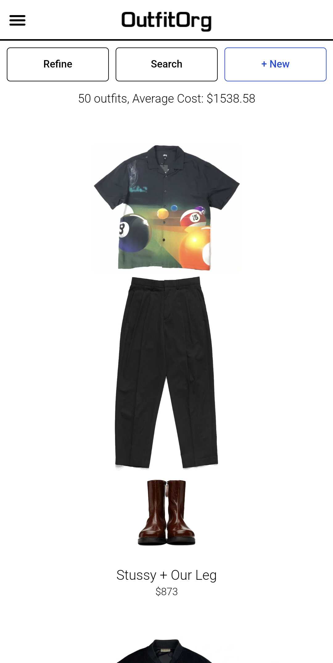 OutfitOrg - Create & Organize Outfits Online.